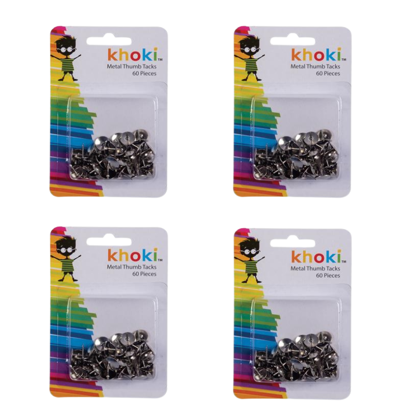 Stationery thumb tacks metal 60pc-4 Pack | Shop Today. Get it Tomorrow ...