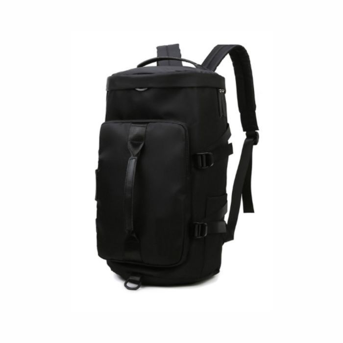 Travel yoga sport & gym backpack for women - 30L Black & shoe ...