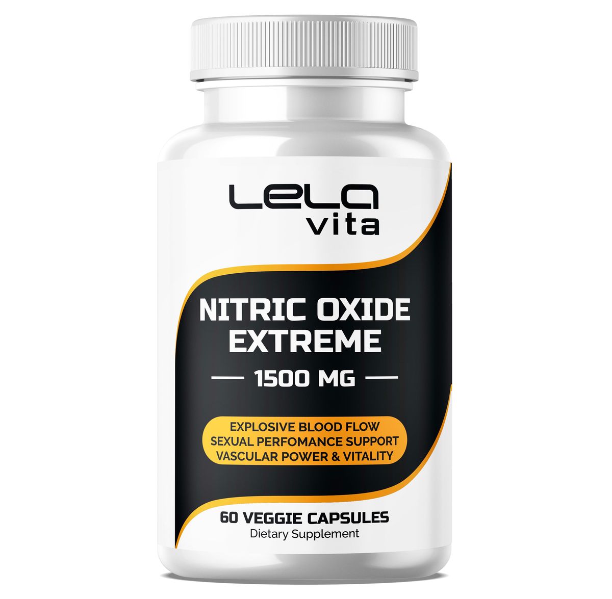 LELAVITA - Nitric Oxide Extreme, Male Enhancement - 60 Veggie Capsules ...