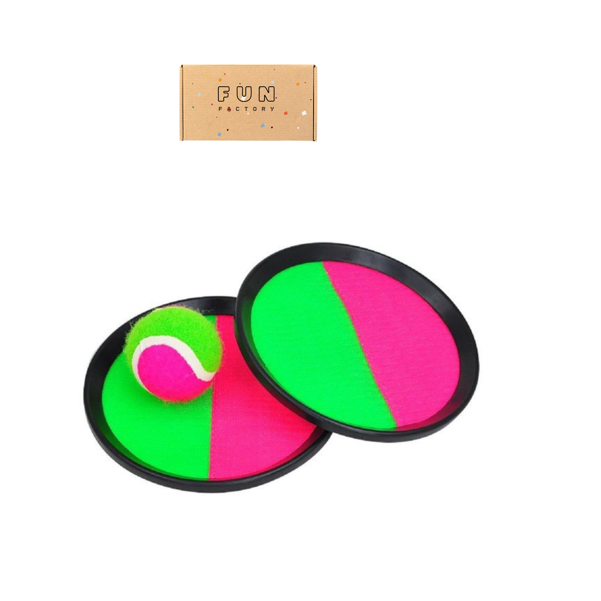 Kids Hook and Loop Catch It Play Ball Set Pink & Green | Shop Today ...