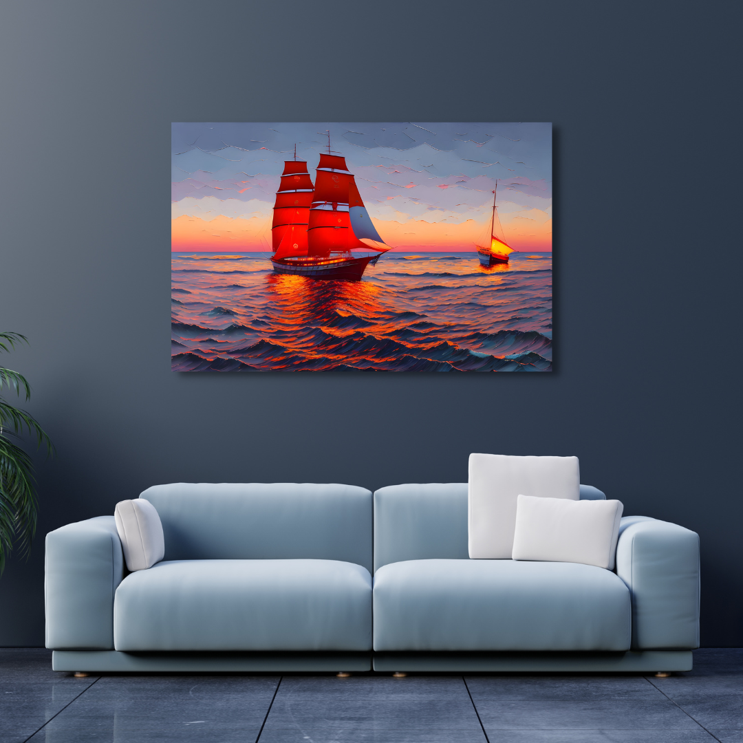 Canvas Wall Art - Life On The Sea Artwork | Shop Today. Get it Tomorrow ...