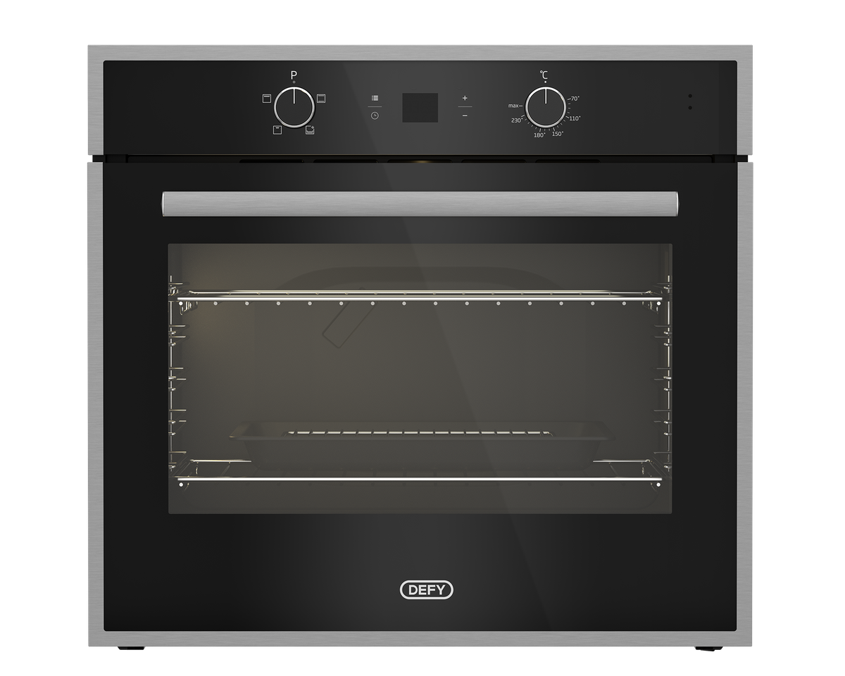 Defy DBO772 Gemini Eye-Level Static Oven - Black Glass | Shop Today ...