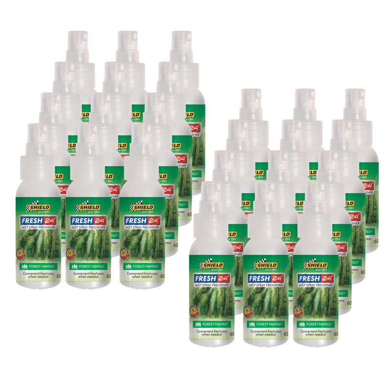 Shield - Fresh Mist Spray Freshener 60ml – Forest Fantasy - 24 Pack ...