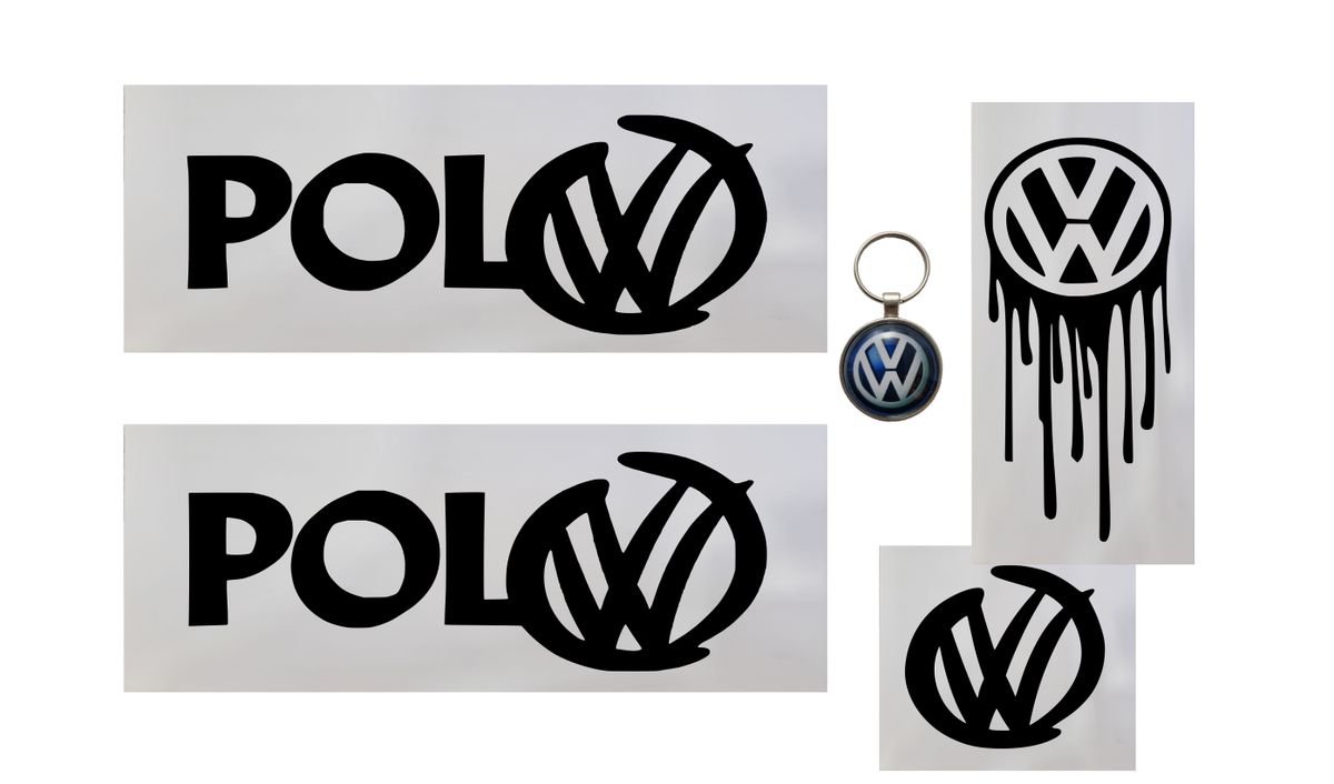 Polo Stickers Set With Keychain And Decorative stickers | Shop Today ...