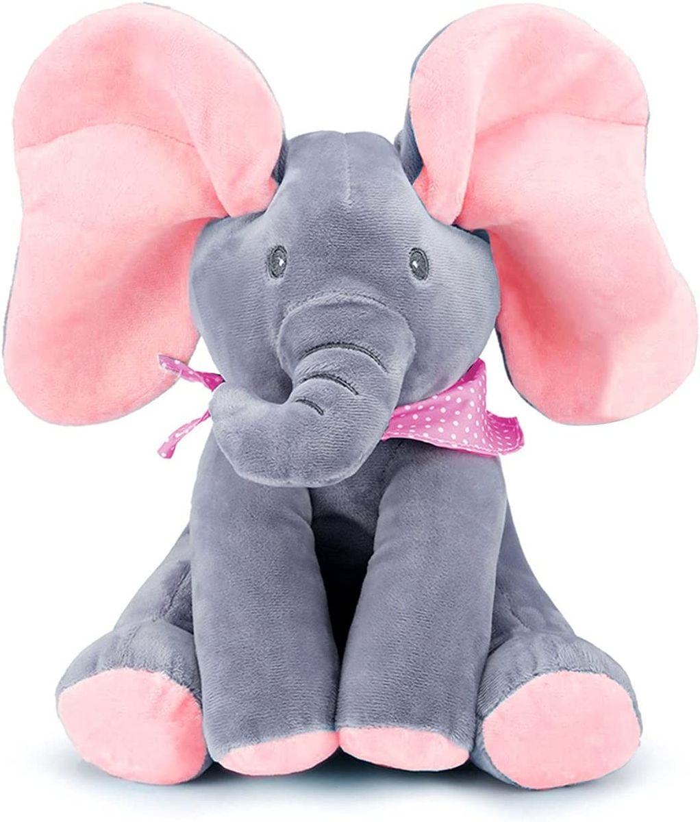 Plush Singing Elephant with Ears Moving Electric Plush Toy | Shop Today ...
