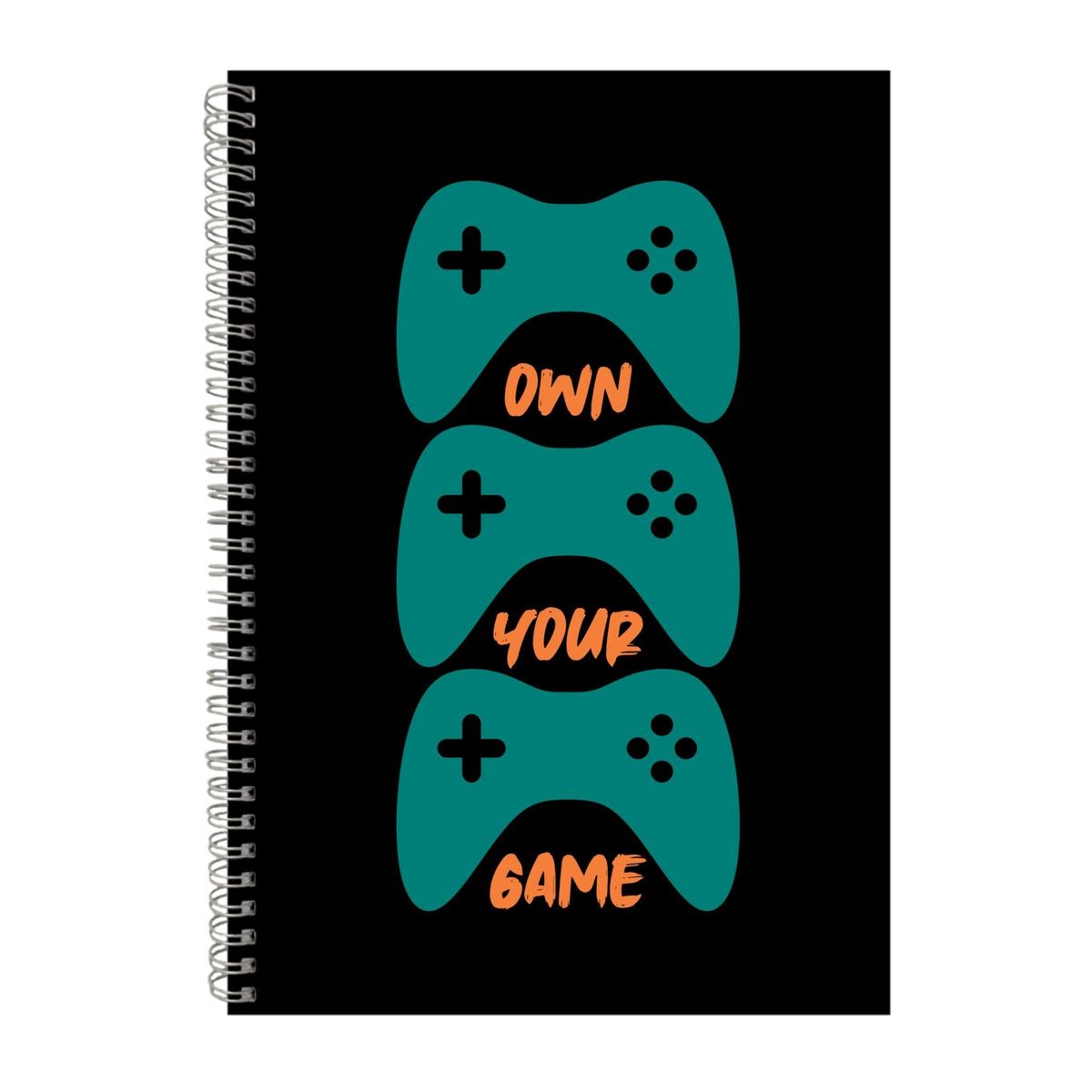 Own Your Game Notebook Gamer Gift Idea A4 Notepad 140 | Shop Today. Get ...