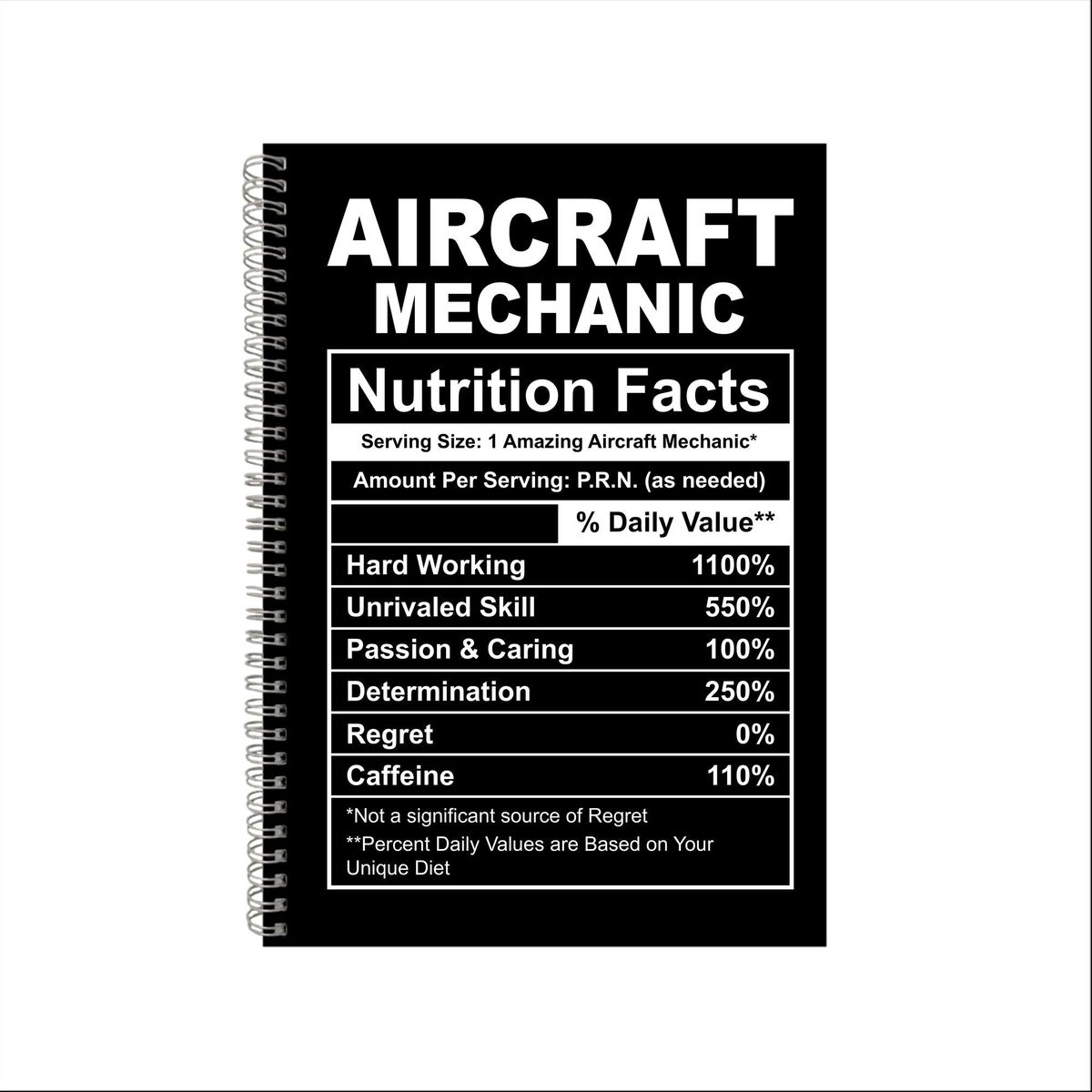 Aircraft Mechanic Notebook Flying Writing Book A4 Notepad 09 | Shop ...