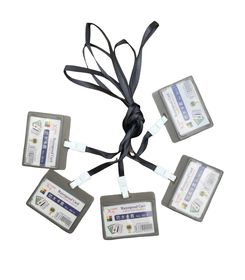 HHK Portable Neck Strap Hanging Employee ID Card Holder (5 Pieces ...