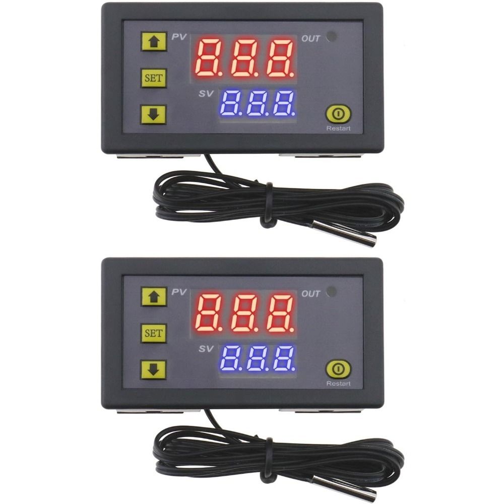 DC 12V 20A LED Digital Temperature Controller Thermostat DV12V | Shop ...