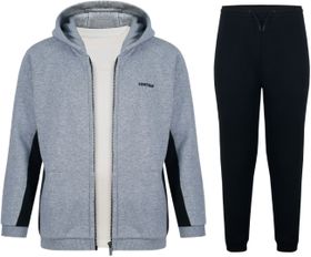 Firetrap - Junior Boys 3pc Jogger Set - Grey Marl/black (Parallel ...