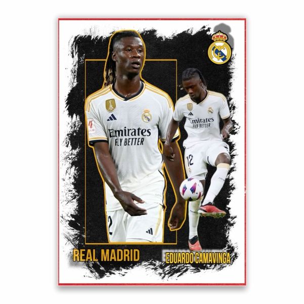 Eduardo Camavinga Real Madrid Poster - A1 | Shop Today. Get it Tomorrow ...