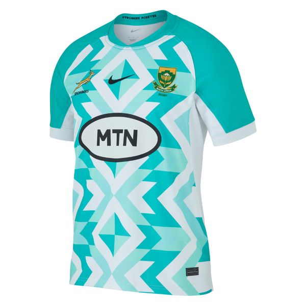 Nike Junior Springbok Away Stadium Jersey - Turquoise Prices | Shop ...