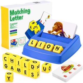 Matching Letter Learning Game Preschool Educational Gift for Kids B4323 ...