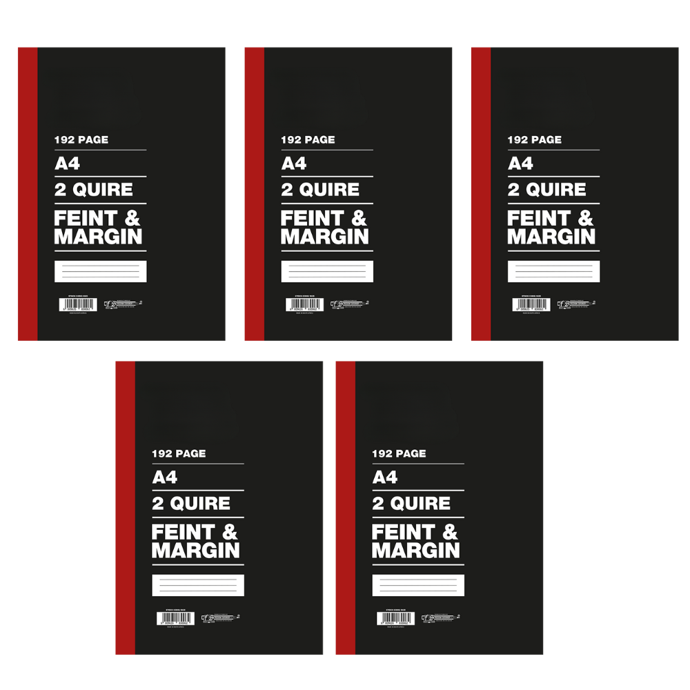 2 Quire / 192 pages A4 Counter Books F/M ( 5 Pack) | Shop Today. Get it ...