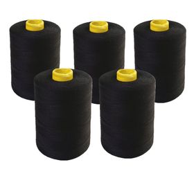 Cotton Thread Spool Yarn For Sewing Machine 3000m - Black-5 | Shop ...