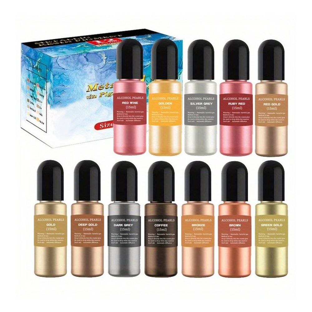 Metallic Alcohol Ink Epoxy Resin Dye (15ml) | Shop Today. Get it ...