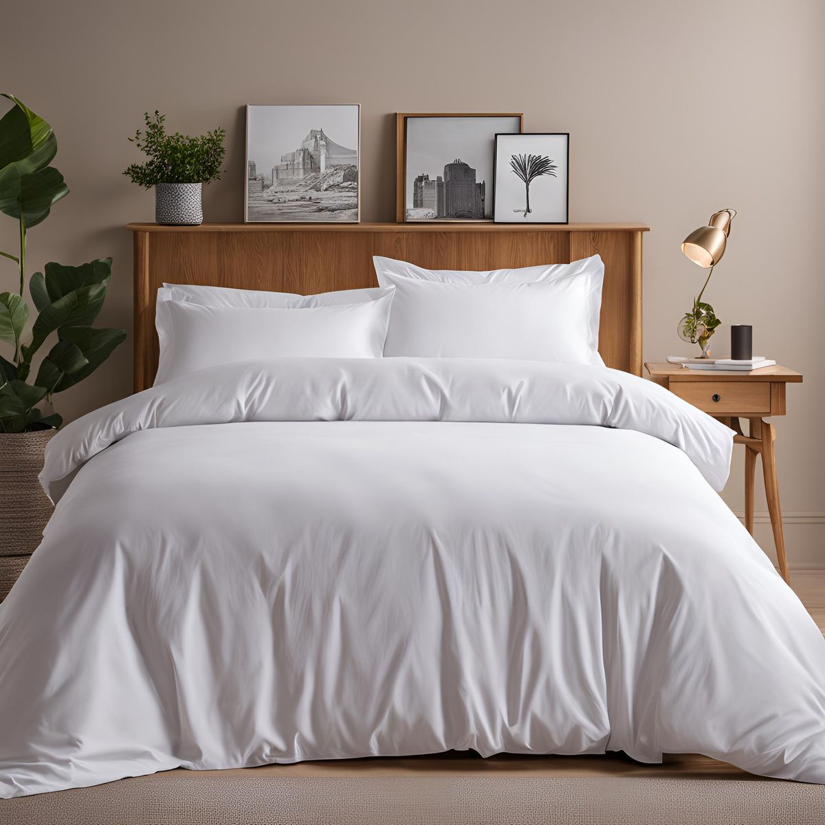 Rey's Fine Linen - Premium Collection - Duvet Cover Set Plain (1 Set ...
