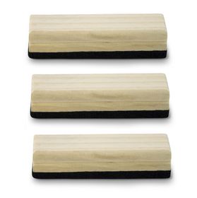 Khoki Blackboard Eraser/Duster - Easy Grip - Wood & Felt (Pack of 3 ...