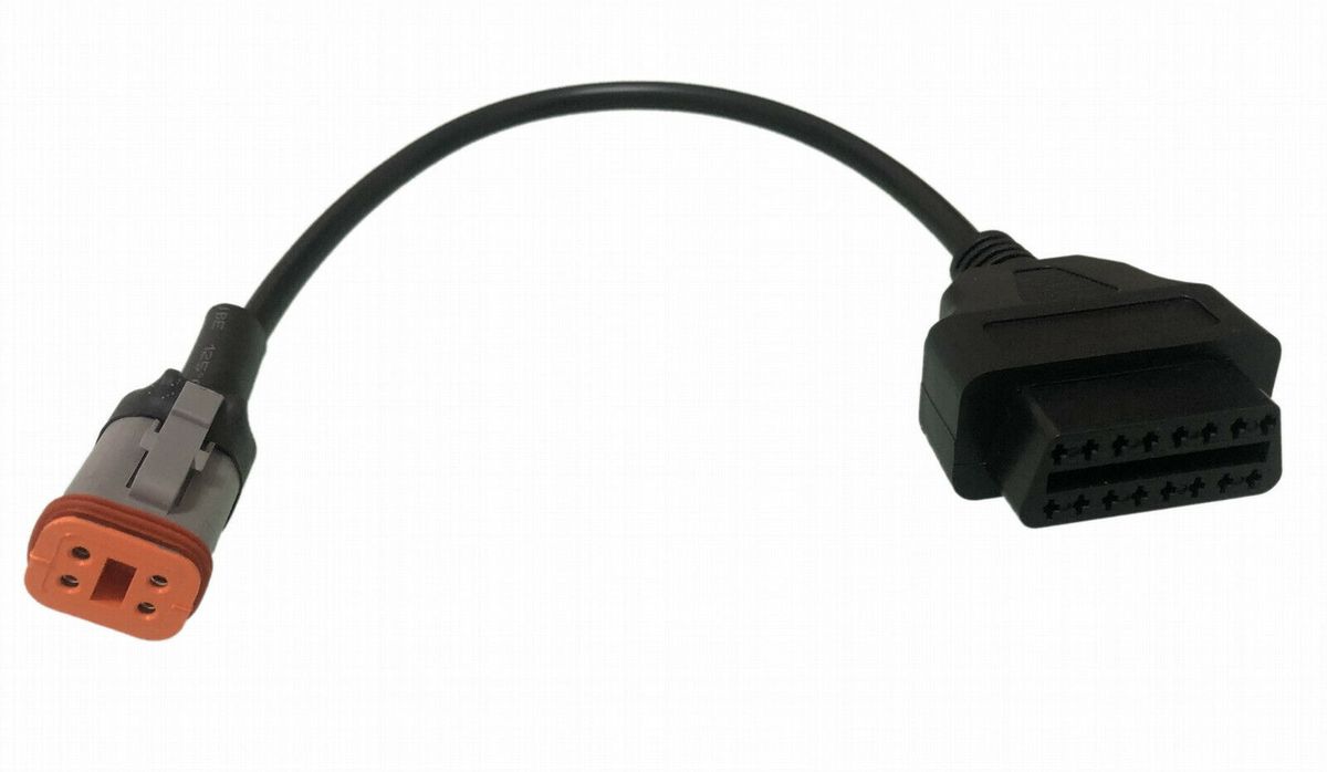 4-Pin to 16 Pin OBD Connector Diagnostic Cable for Harley Davidson ...