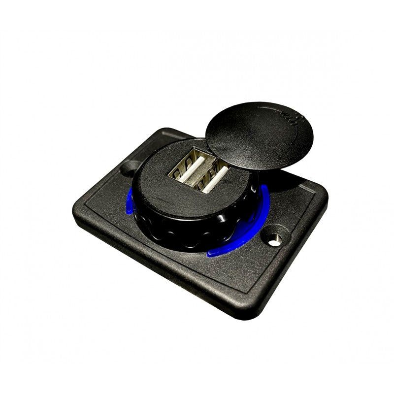 12V/24V Flat Mount Dual USB Charger Adapter | Shop Today. Get it ...