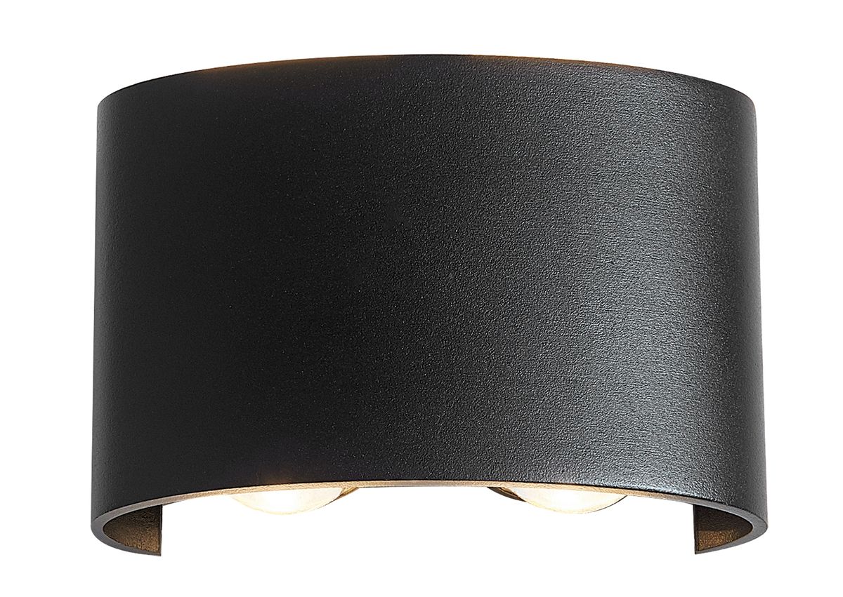 2 Light Aluminium Up and Down Facing LED Wall Light | Shop Today. Get ...