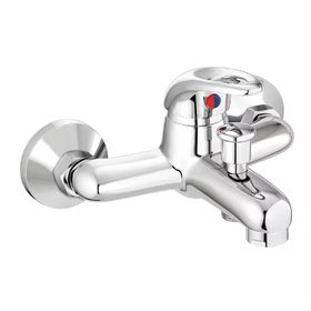Wall Mount Single Bath Shower Faucet Mixer Tap For Bathroom | Shop ...