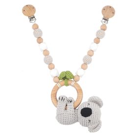 Wooden Baby Pram Toy, Pram Chain Made of Wood and Silicone | Shop Today ...