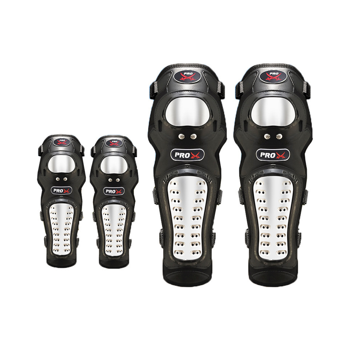 Knee Elbow Protector Adults Long Shin Guard for Racing Motocross ...