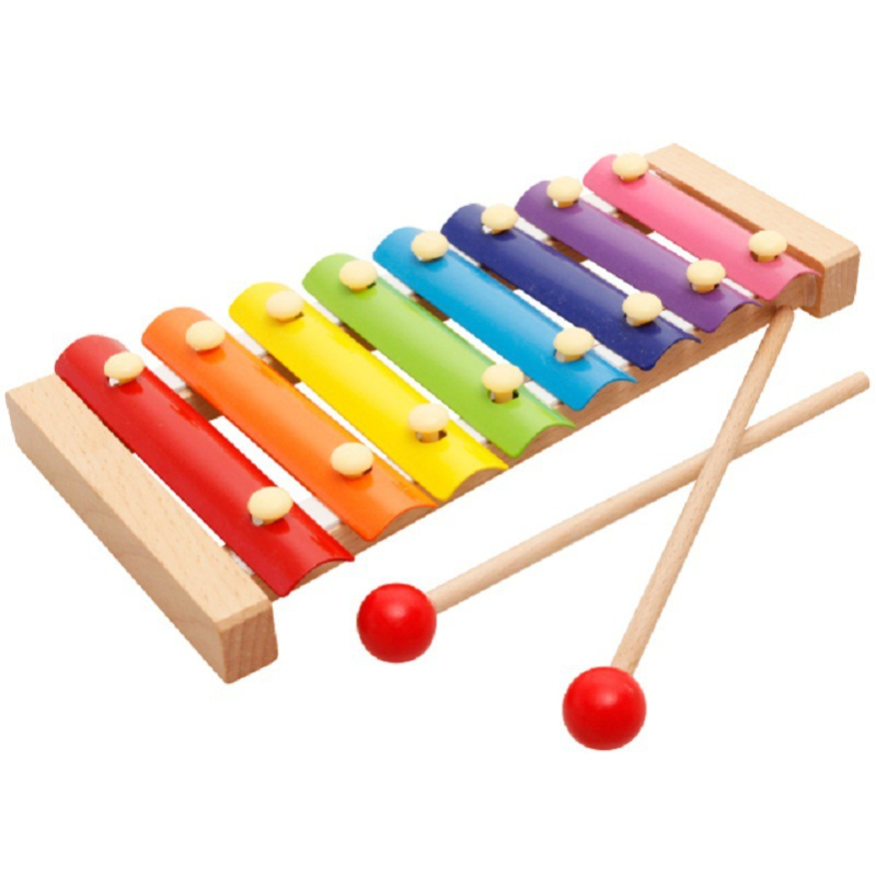 Educational Instrument, Xylophone Music Piano 2 Mallets Baby Wooden ...