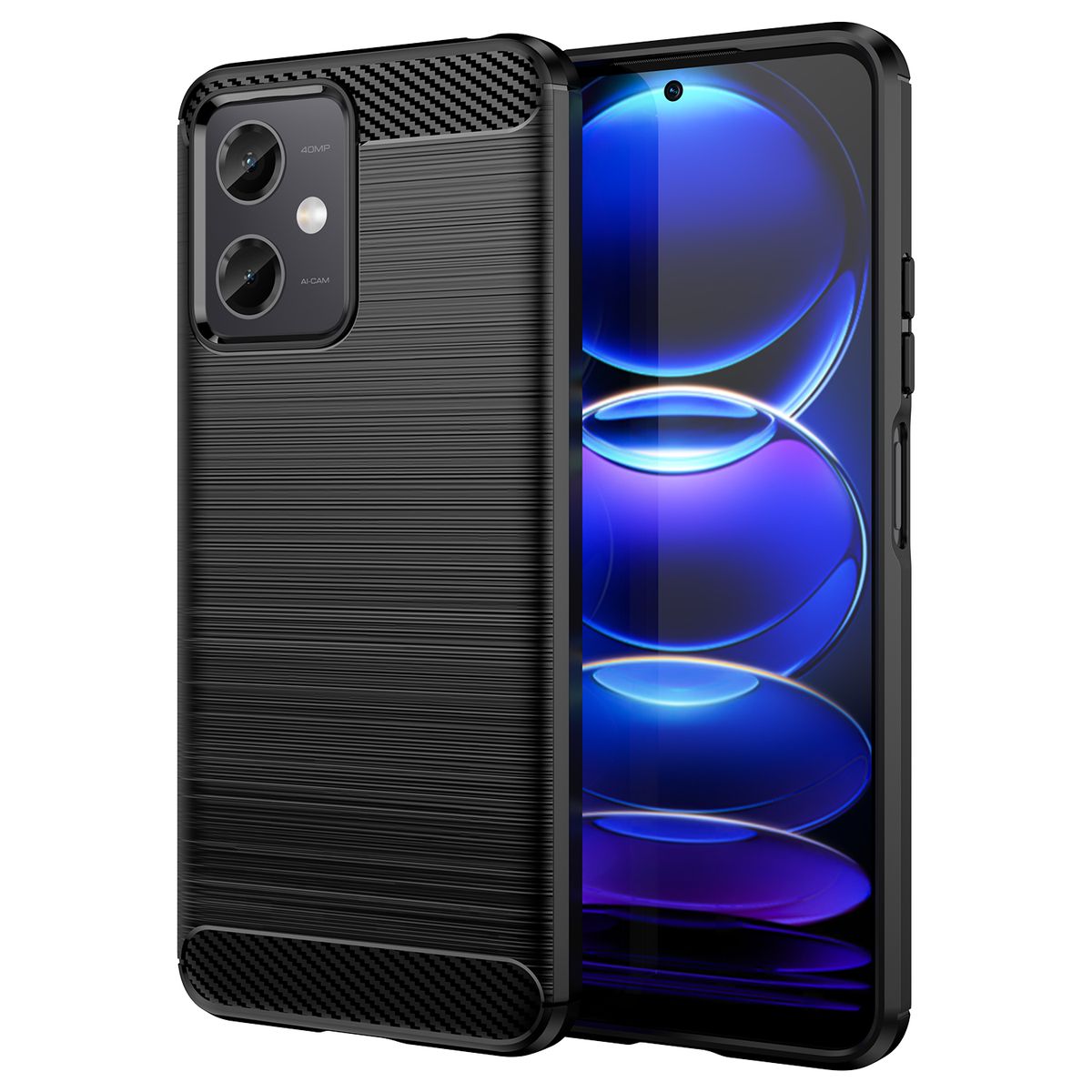 CellTime Shockproof Carbon Fiber Design Cover for Redmi Note 12 | Shop ...