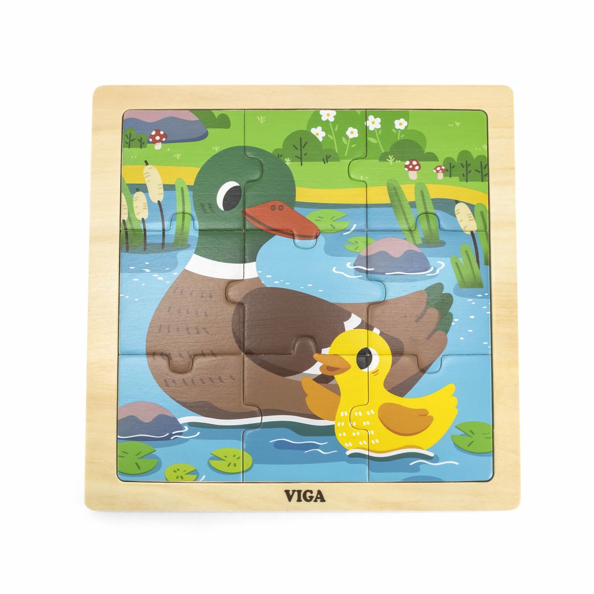 VIGA Wooden 9 Piece Duck Puzzle | Shop Today. Get it Tomorrow ...