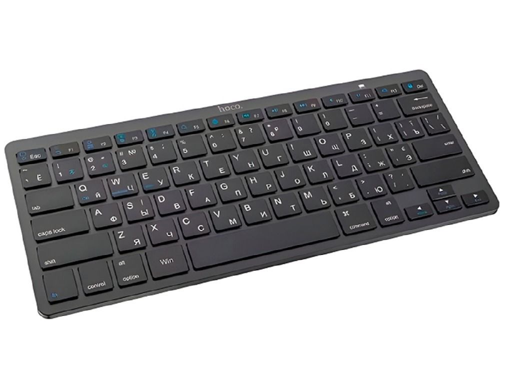 Slim Wireless Keyboard Bluetooth & USB Dual Mode Compact Multi Device ...