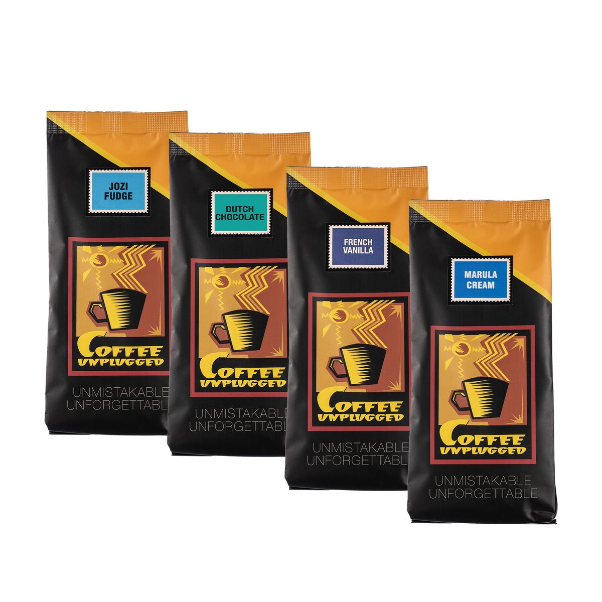 Coffee Unplugged Flavour Combo - 1kg Filter (4 x 250g) mixed | Shop ...