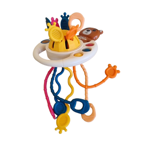 Animal Pull String Baby Rattle - Brown Teddy | Shop Today. Get it ...