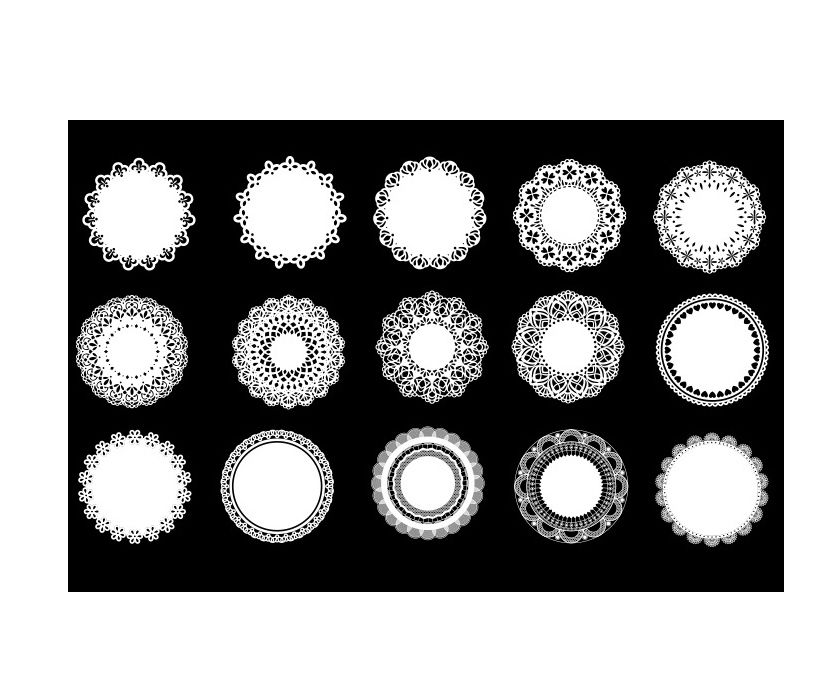 Small Decorative Stickers - Frilly Frames | Shop Today. Get it Tomorrow ...