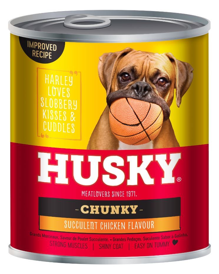 Husky Chunky Chicken (6 x 775g) Wet Dog Food Cans - Grain-Free, Chunky ...