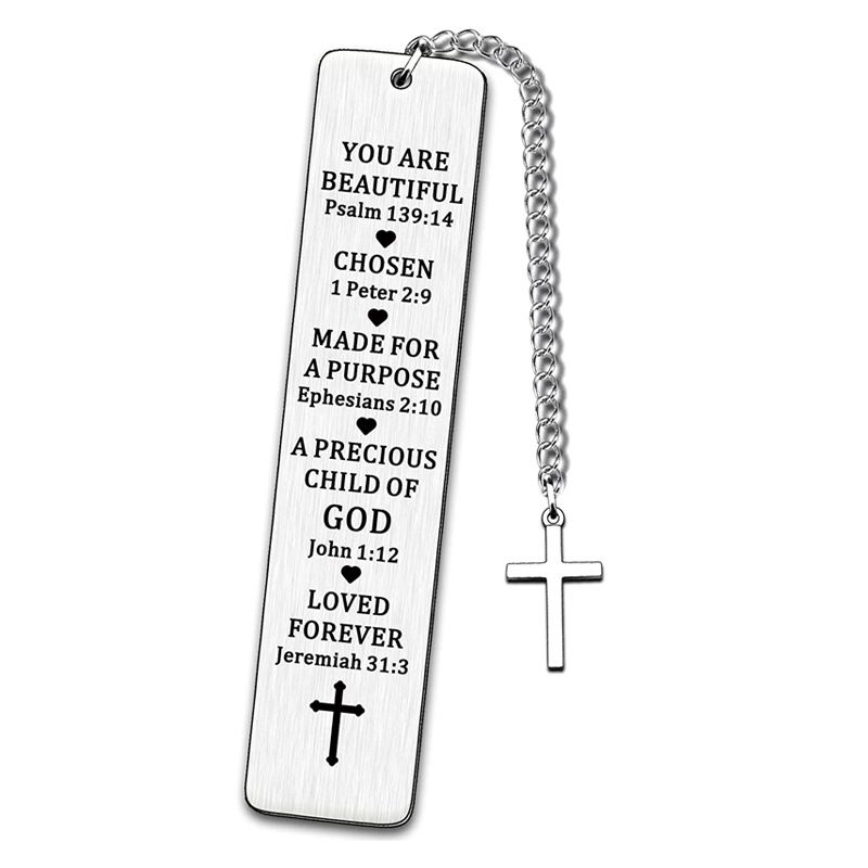 Stainless steel Religion Psalm Bookmark Gift | Shop Today. Get it ...