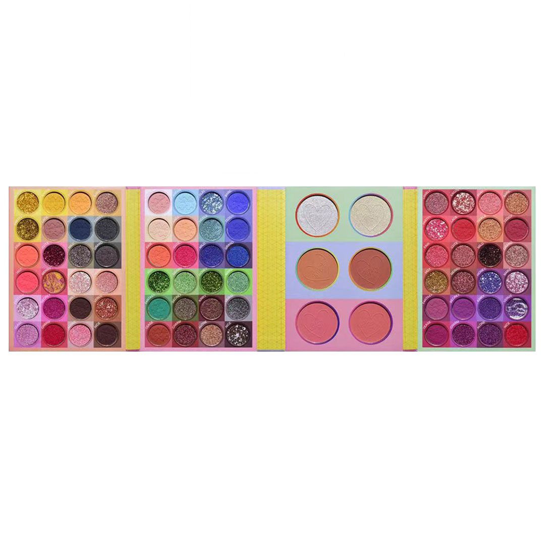78-Color Eyeshadow Palette with Three-Layer Flip Book Design | Shop ...