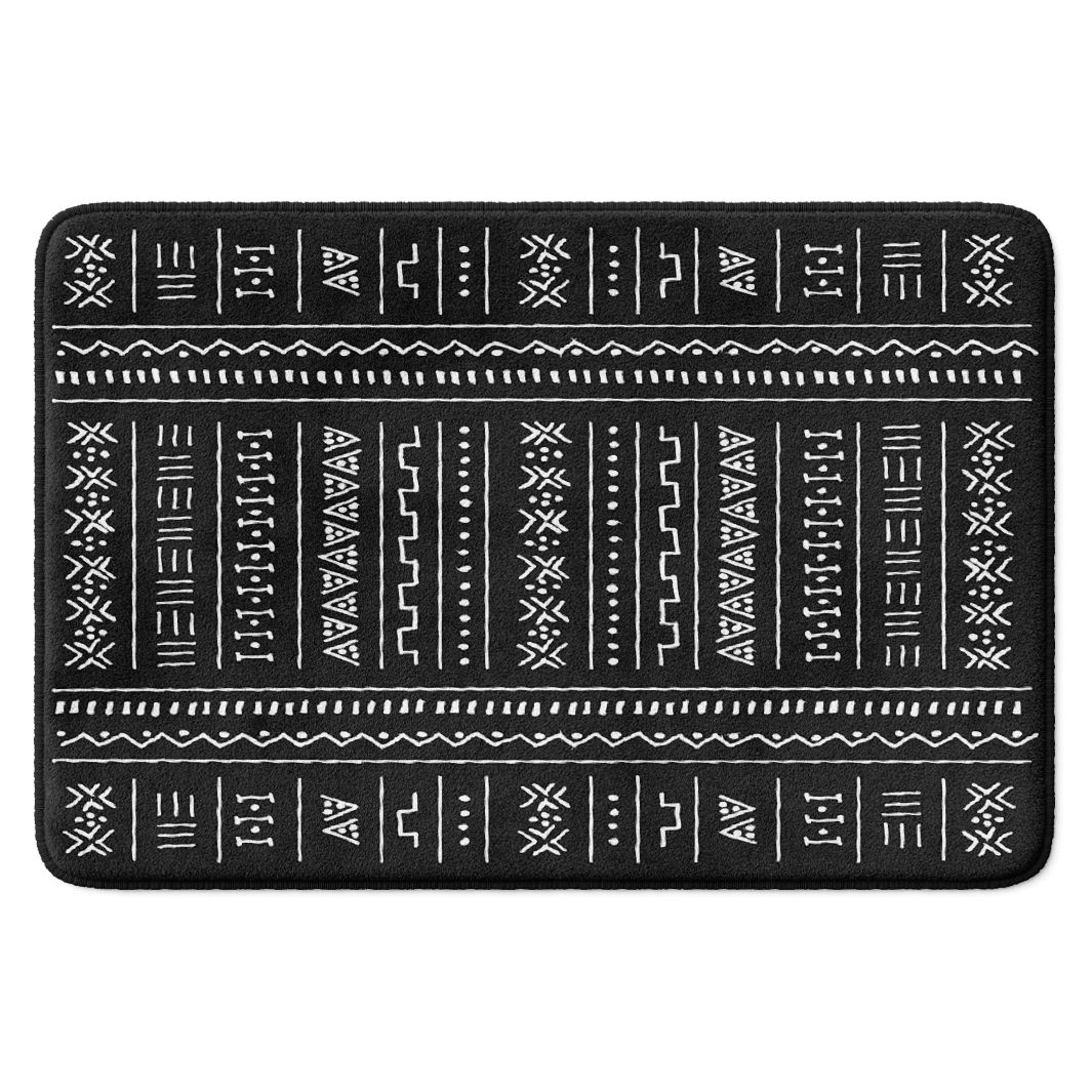 Cape Art Memory Foam Bath Mat Monochrome Patterns | Shop Today. Get it ...