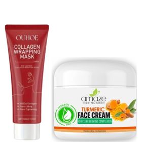 Collagen Wrapping Mask and Amaze Skincare Turmeric Face Cream | Shop ...