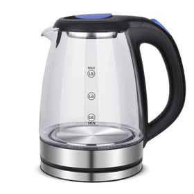 Automatic Cordless Led Indicator Electric Glass Kettle Water Boiler 1 ...