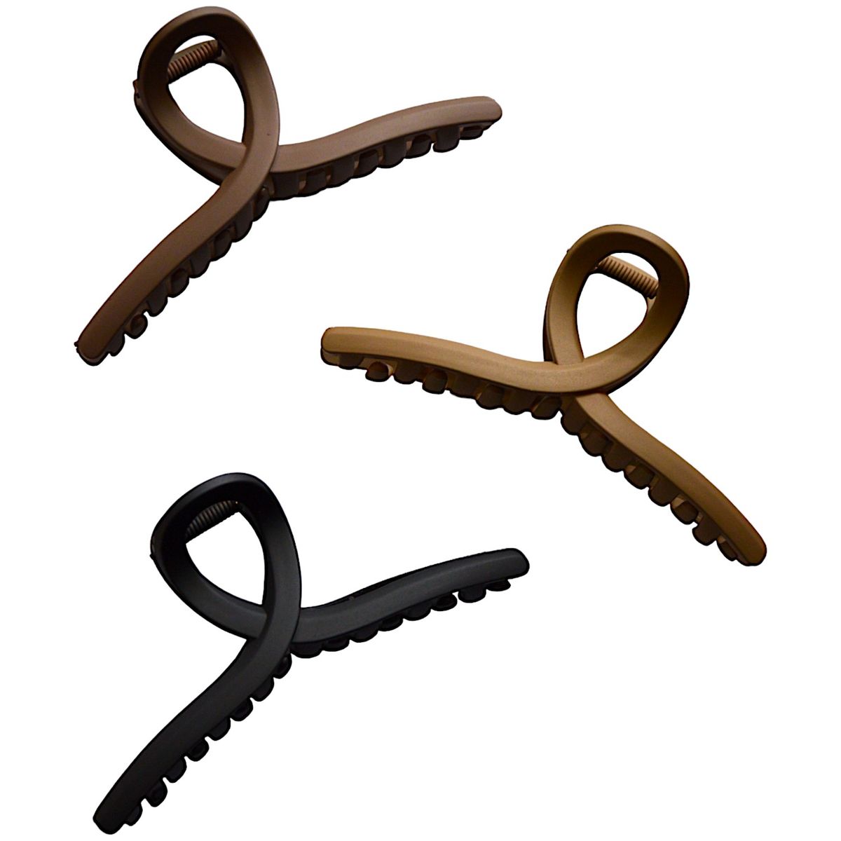 3 Piece - Multi Colour Minimalist Hair Clips | Shop Today. Get it ...