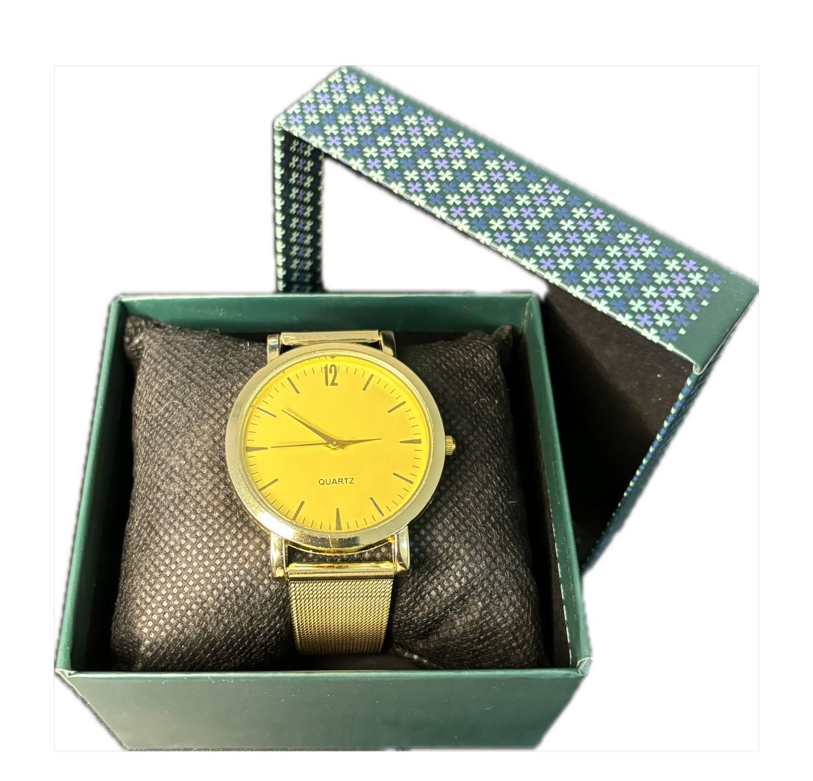 Classique Golden Stainless Steel Unisex Dress Watch-Elegant Analog ...