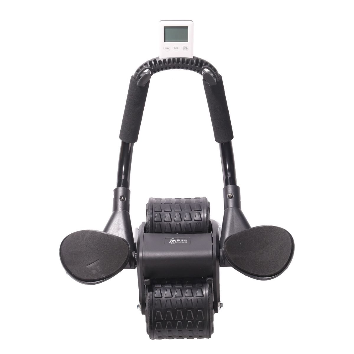 Flexi Muscles - Automatic Rebound Abs Roller Wheel with Elbow Support ...