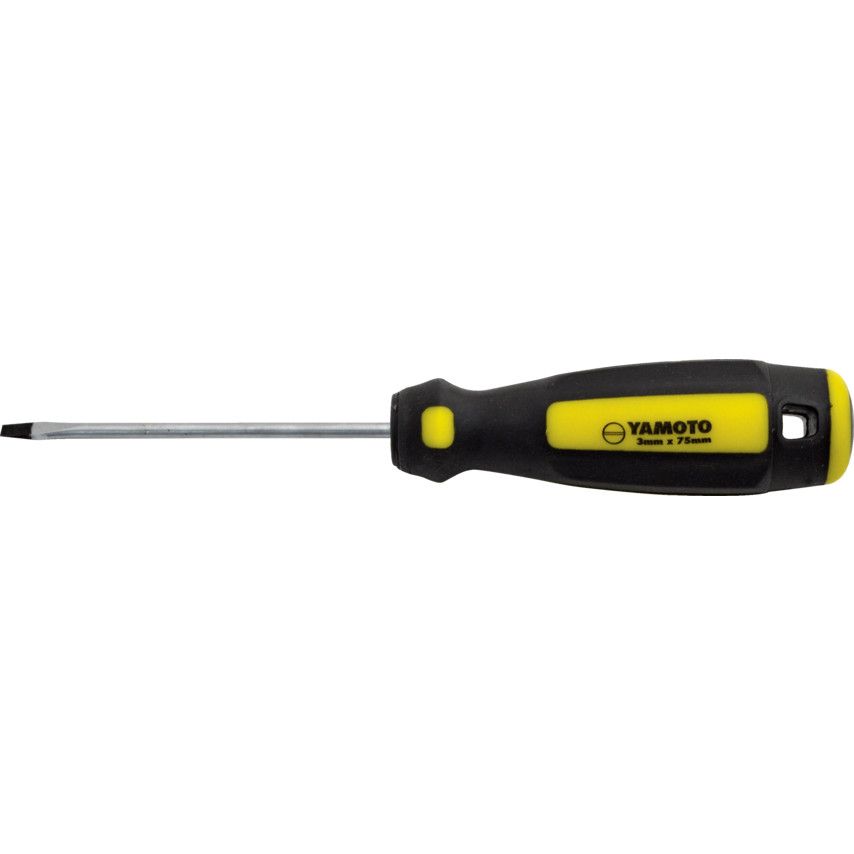 Tri Line Flat Head Screwdriver 3.0mm Parallel Tip 75mm Blade | Shop ...