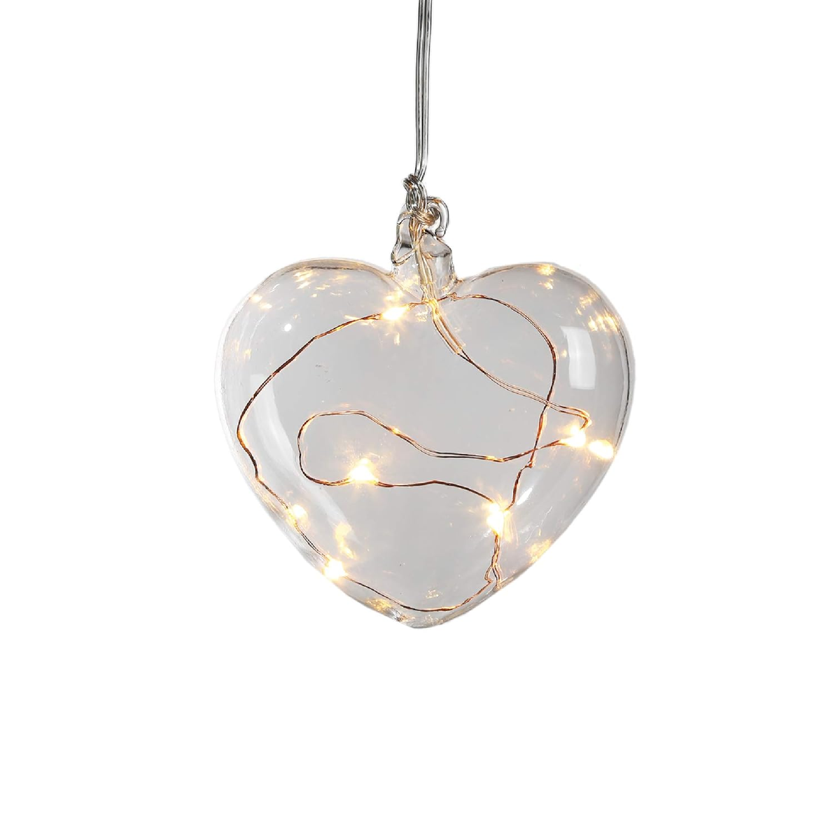 Heart-Shaped Glass LED Decorative Light | Shop Today. Get it Tomorrow ...