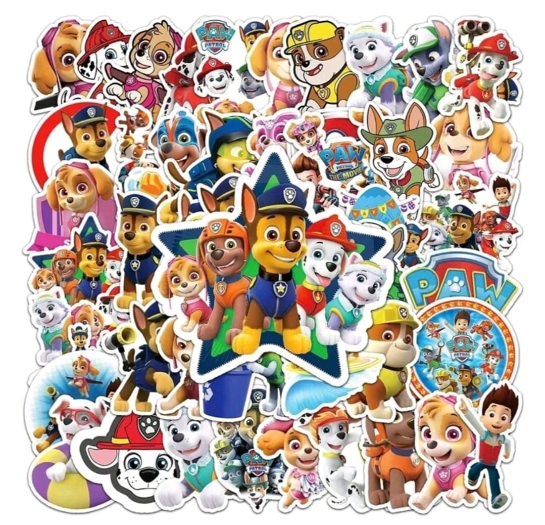 Paw Patrol PVC Sticker 50pcs | Shop Today. Get it Tomorrow! | takealot.com