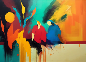 Canvas Wall Decor - Fancy Artwork . Abstract Art B1231 | Shop Today ...