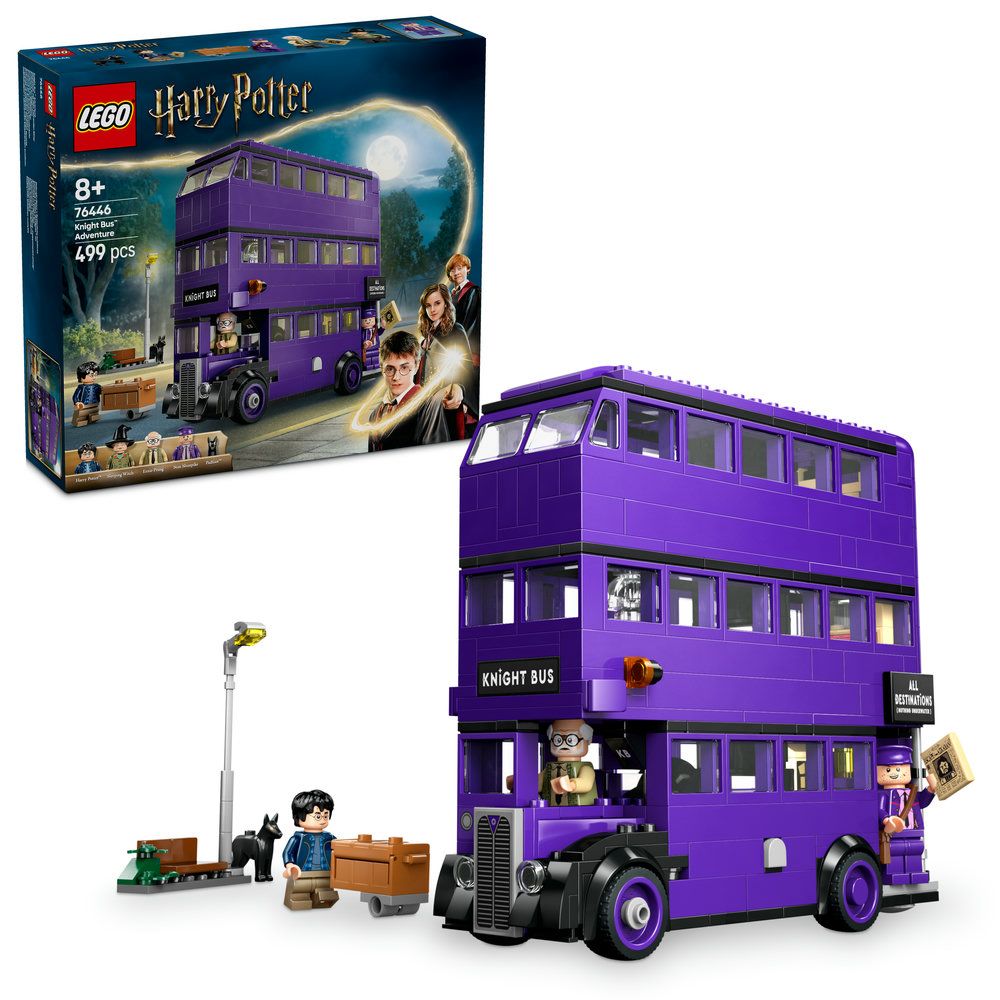 LEGO Harry Potter Knight Bus Adventure with 5 Collectible Minifigures ...