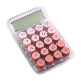 Transparent Digital Calculator With Gradient Keycaps - Peach | Shop ...